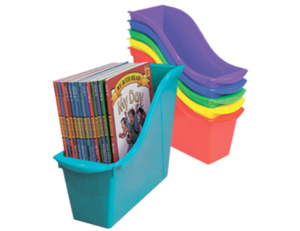 Book Bins - Set of 6 in 6 Colors | Treasure Bay